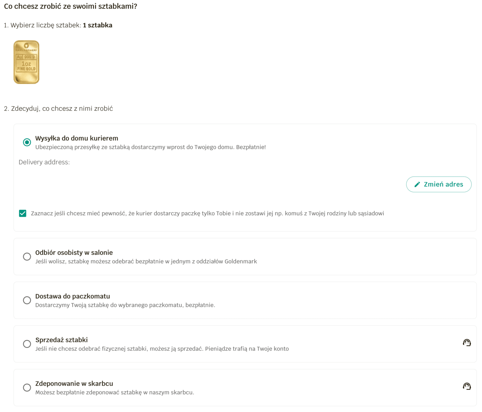 Goldsaver, czyli kupuj złoto kawałek po kawałku. Sprawdzam!