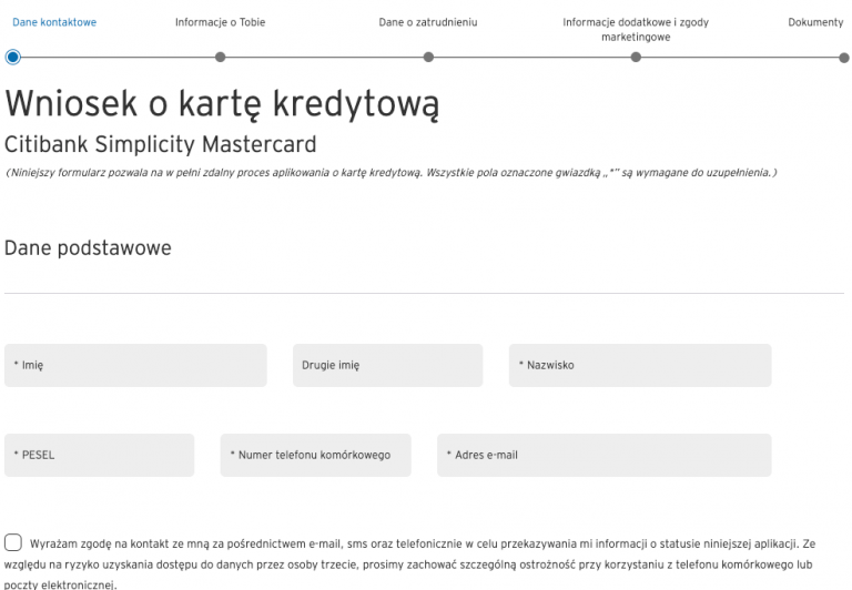 Recenzja Citi Simplicity: karty kredytowej rozdającej premie i bonusy